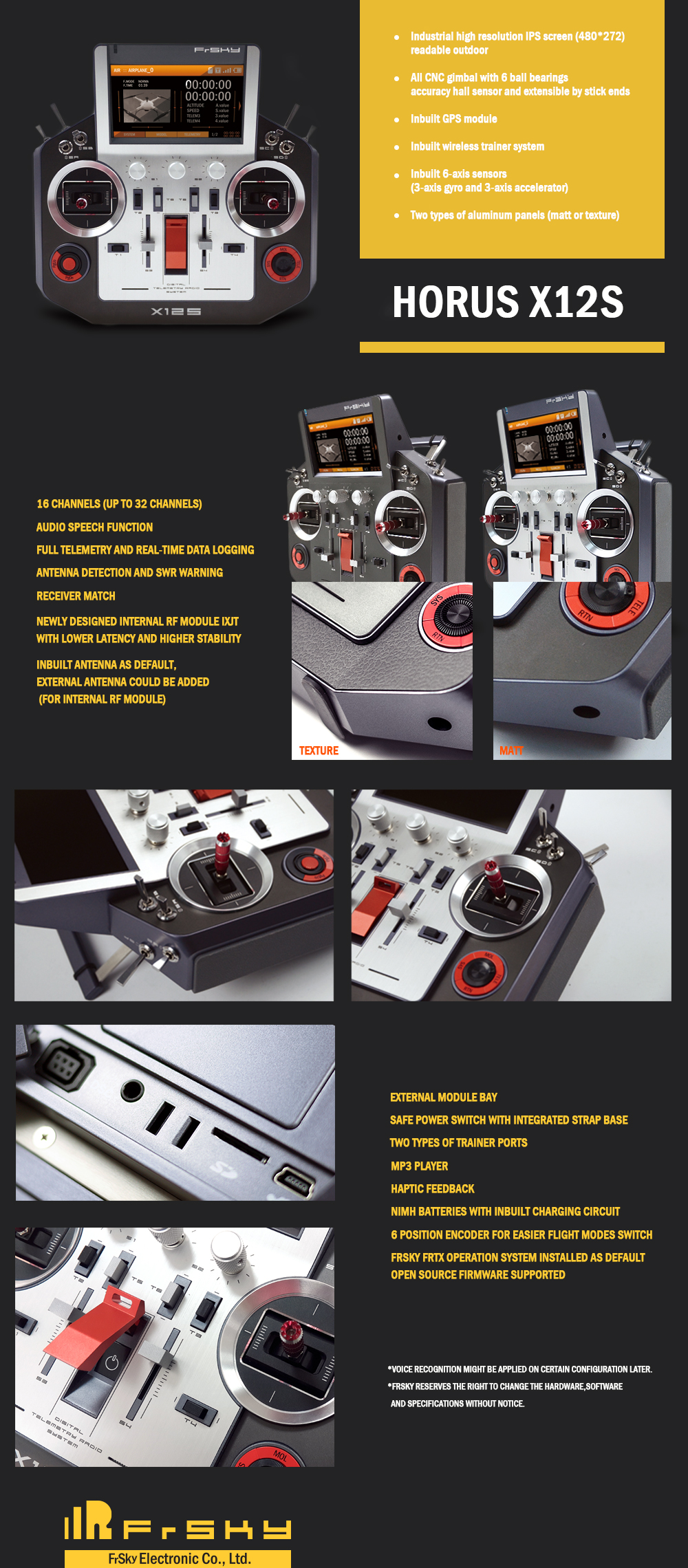 FrSky Horus X12D RC Digital transmitter